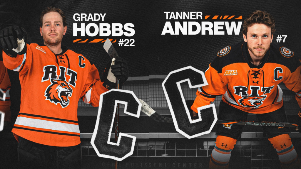 Hobbs & Andrew named RIT Captains in 2024-25 | MJHL | Official League Site