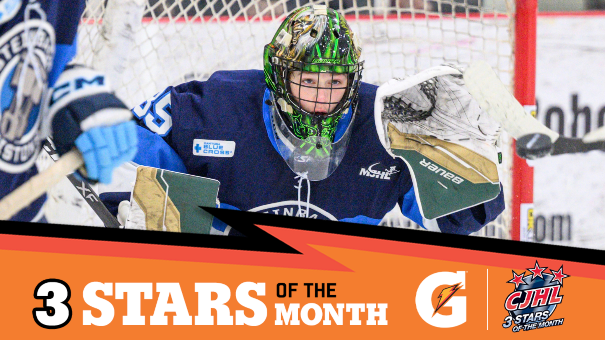 Green named CJHL 2nd Star of the Month | MJHL | Official League Site